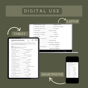 English Worksheet - 18 Verb Tenses Practice Sets - Beginner A1 English ...