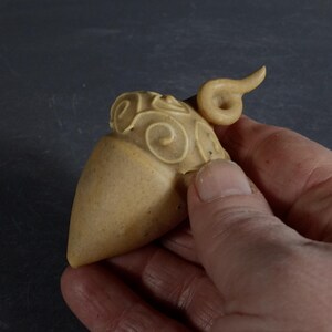 Small Acorn Tan, Ceramic Acorn, Hand Thrown, One of a Kind - Etsy