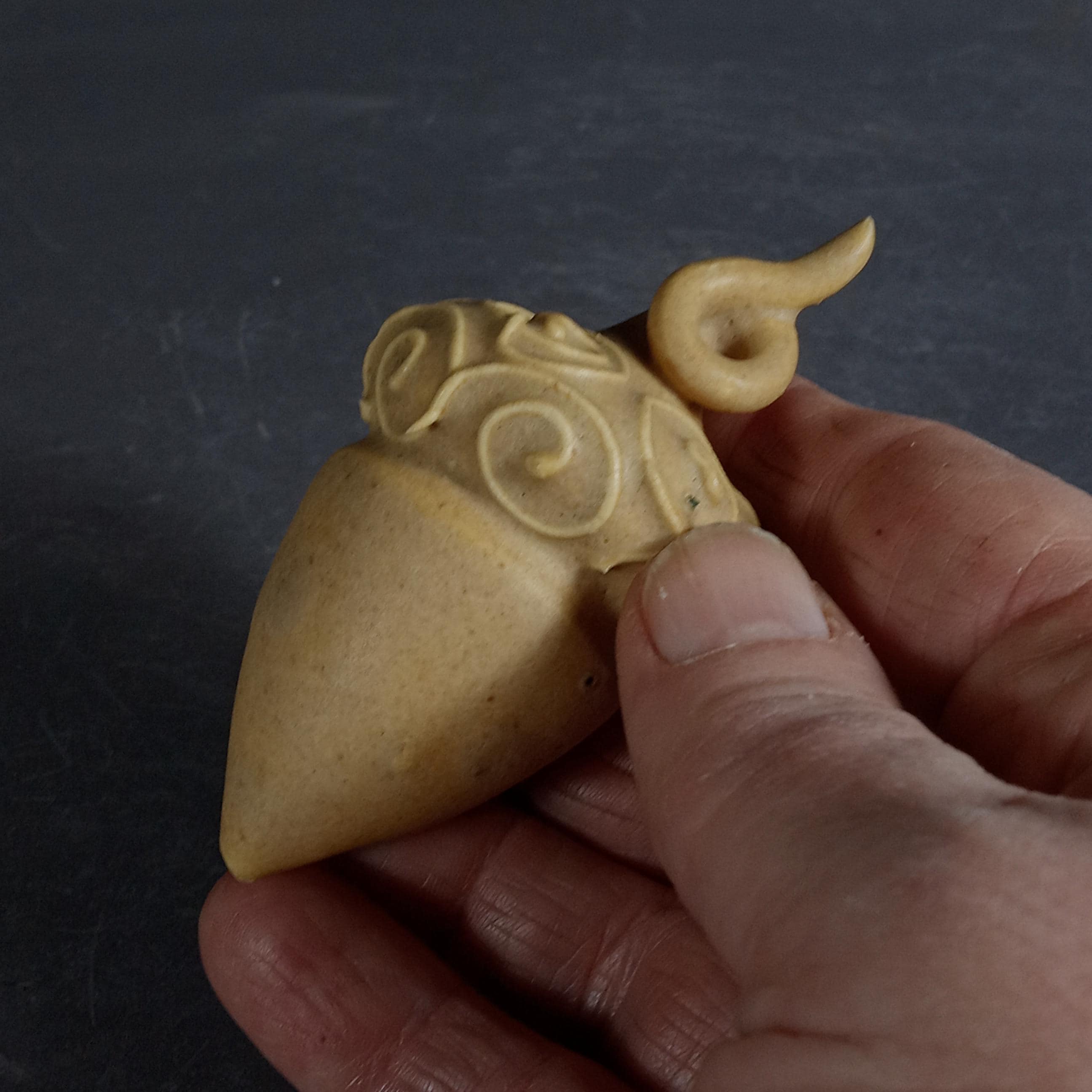 Small Acorn Tan, Ceramic Acorn, Hand Thrown, One of a Kind - Etsy