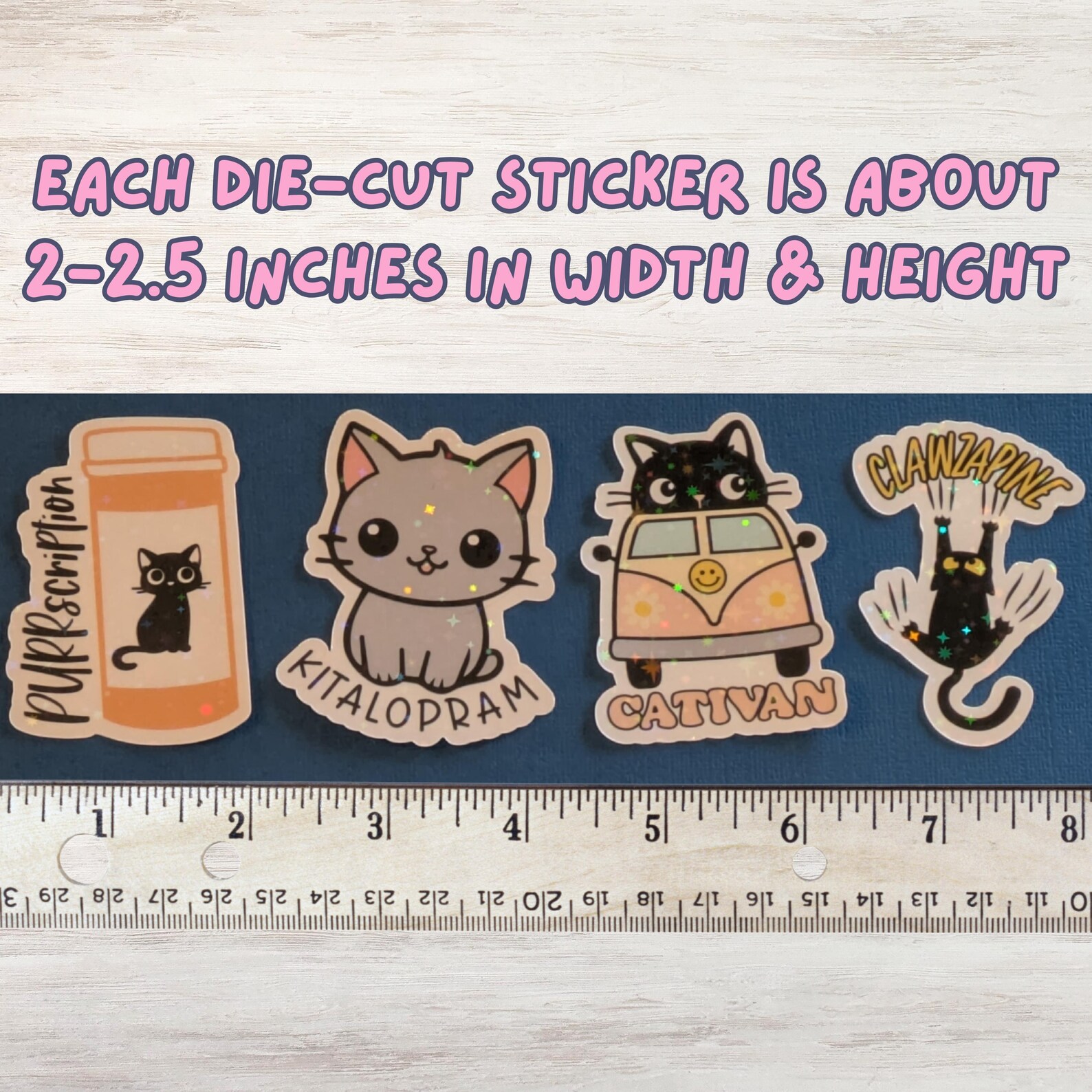 Cute Cat Medication-inspired Stickers - Pharmacy Tech Gift, Nurse ...