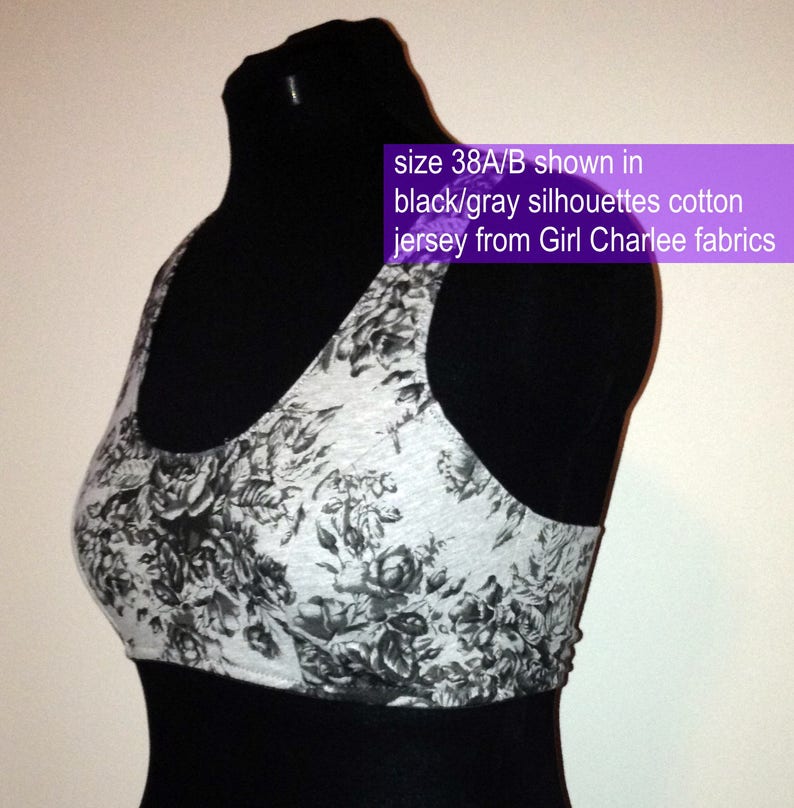 Sports Bra Sewing Pattern - All Sizes. One Price. Digital Download. PDF ...