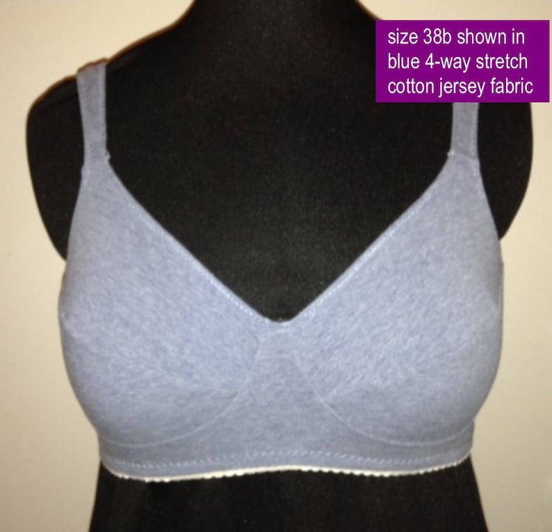 Soft Cup Full Band Bra / Bralette Sewing Pattern - All Sizes. One Price ...