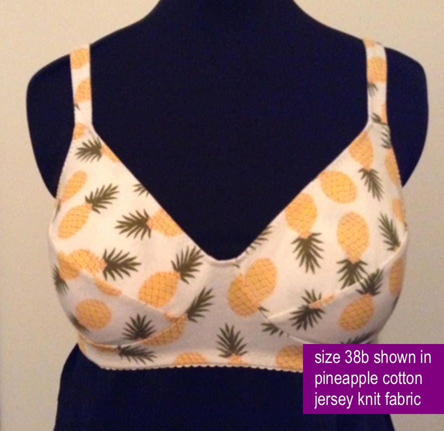 Soft Cup Full Band Bra / Bralette Sewing Pattern - All Sizes. One Price ...