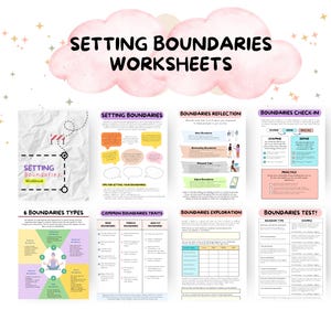 Setting Boundaries Workbook – Printable Self-help Journal for Emotional ...