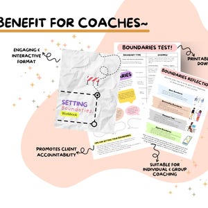 Setting Boundaries Workbook – Printable Self-help Journal for Emotional ...