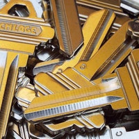 ES9 Key Blanks (50 Pack) Quality Brass/nickel Compatible With ES9 Key ...