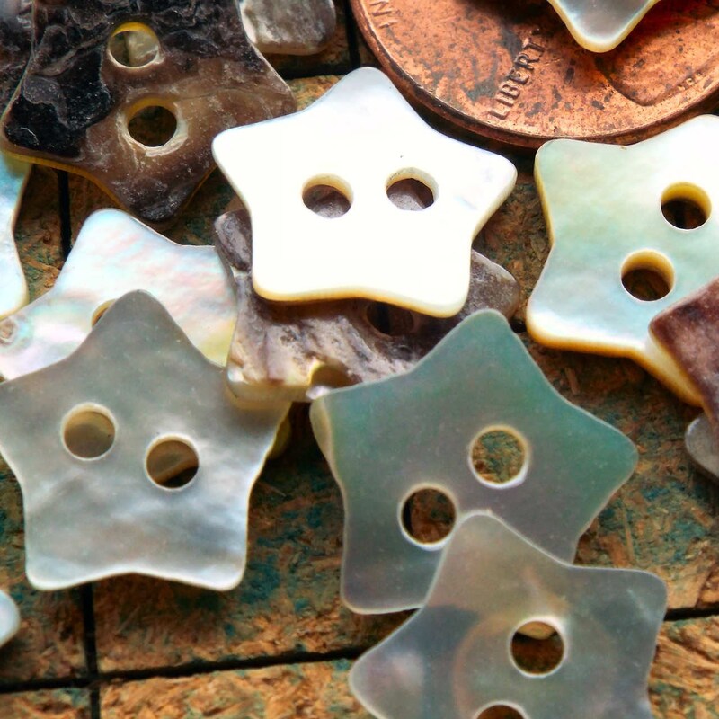 Star Shaped Buttons - Etsy