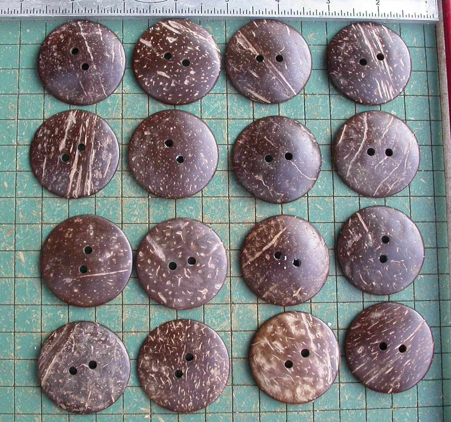 35 Extra Large Coconut Shell Buttons, 1 3/4 Inch Coconut Buttons, Sewing, Crafts - Etsy