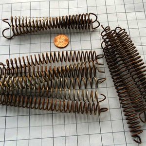 12 Springs, Small, 5, Rusty, Tension Bed Springs, Found Art Supply ...