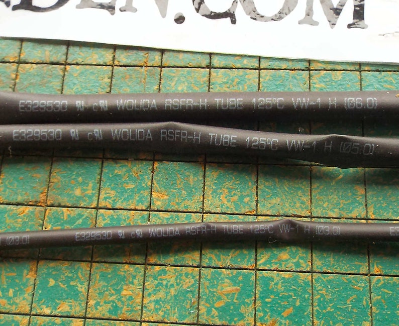 Shrink Tube Assortment, 10 Feet of Black Heat Shrink Tubing, Many Sizes ...
