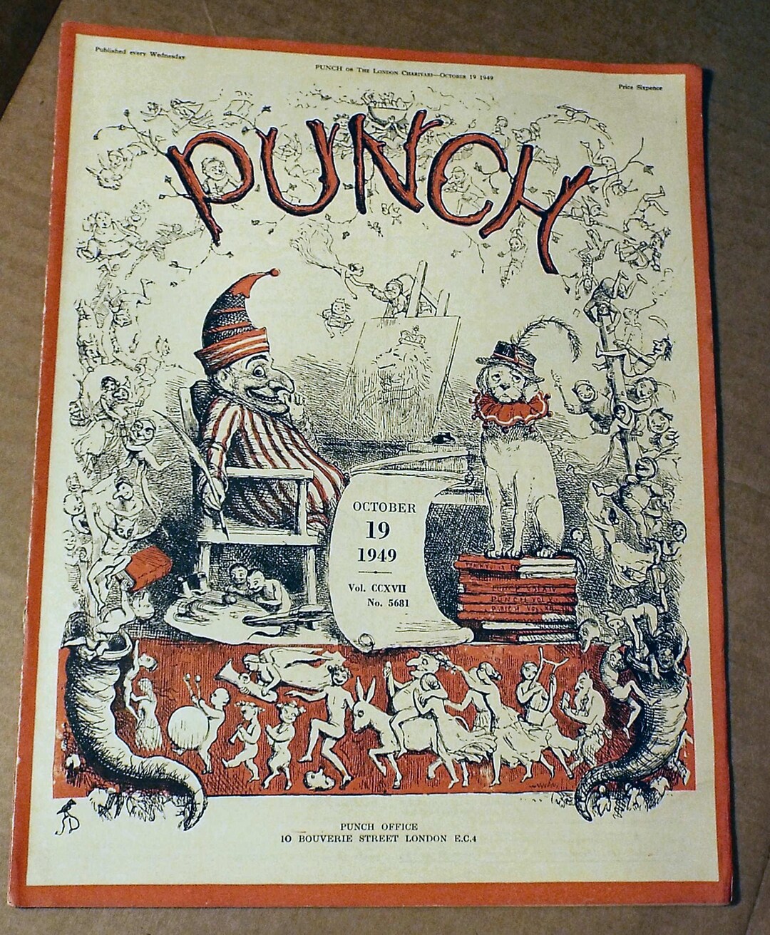 Punch, October 19, 1949, Vintage British Satire Magazine, - Etsy