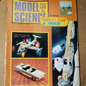 Model Car & Science, January 1968, Vintage Magazine, Slot Cars, Model ...