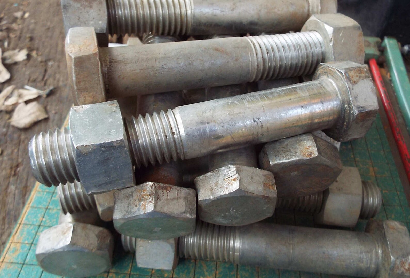 BIG Hex Bolt & Nut 1 X 5 1/2 Used 316 Stainless - Etsy