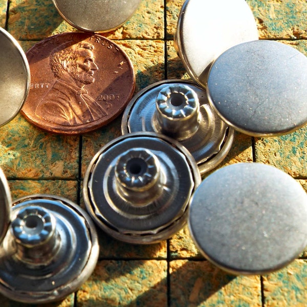 Silver Tone Buttons - Etsy
