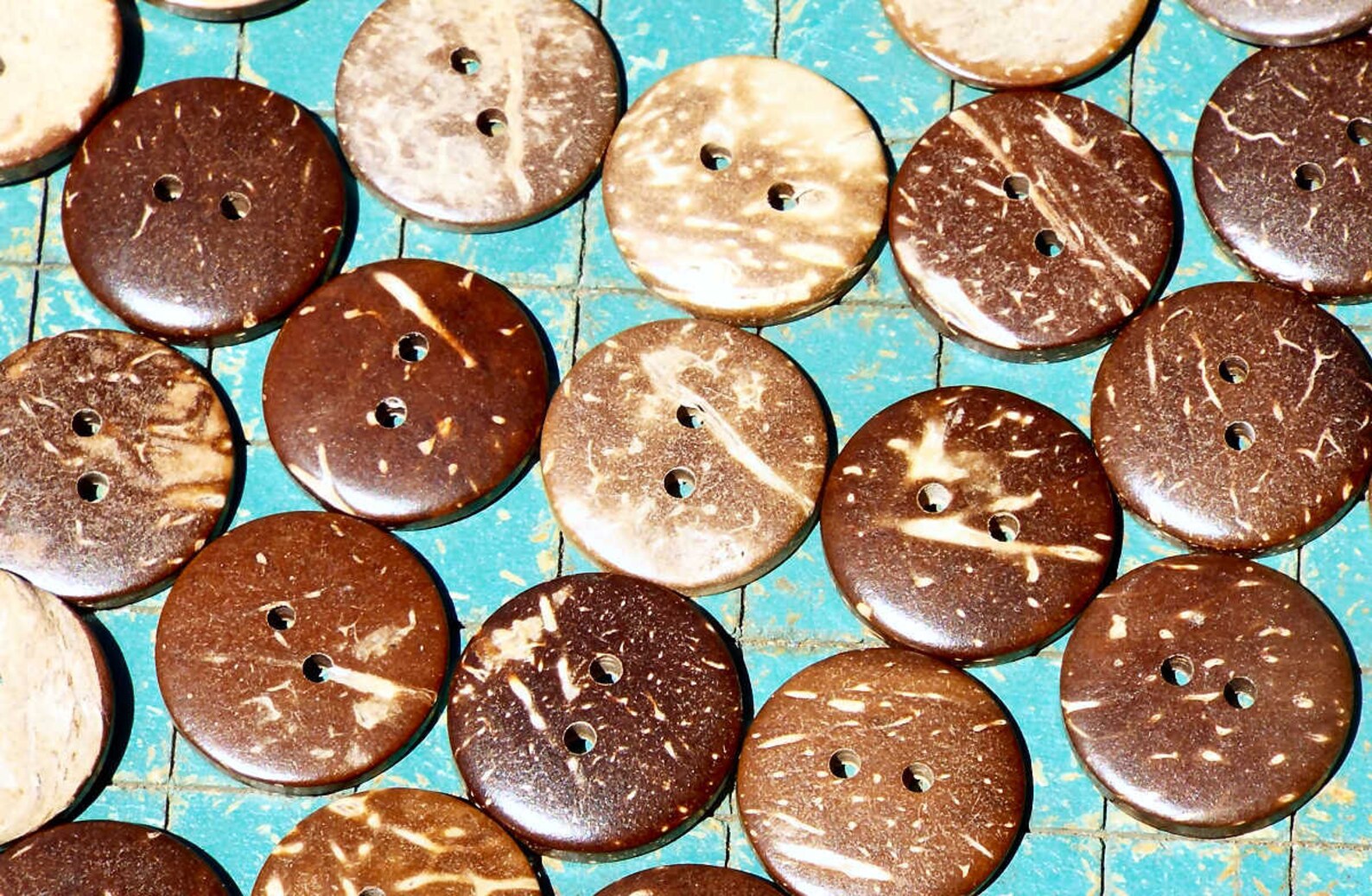 35 Coconut Buttons, 3/4 Inch, Aloha Shirt Buttons, Sewing, Crafts ...
