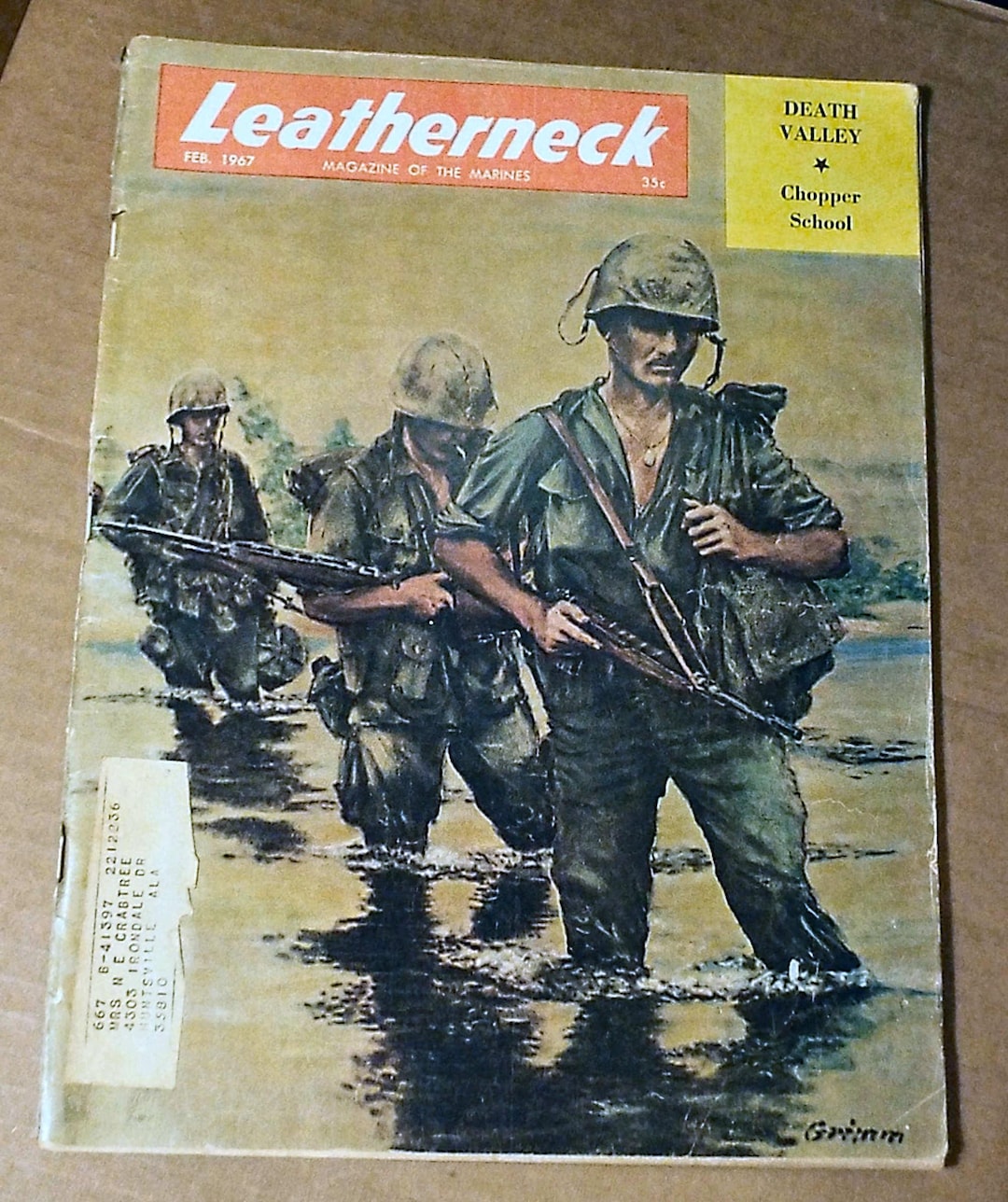 Leatherneck, Feb 1967, Magazine of the Marines, Vietnam, Good Condition ...