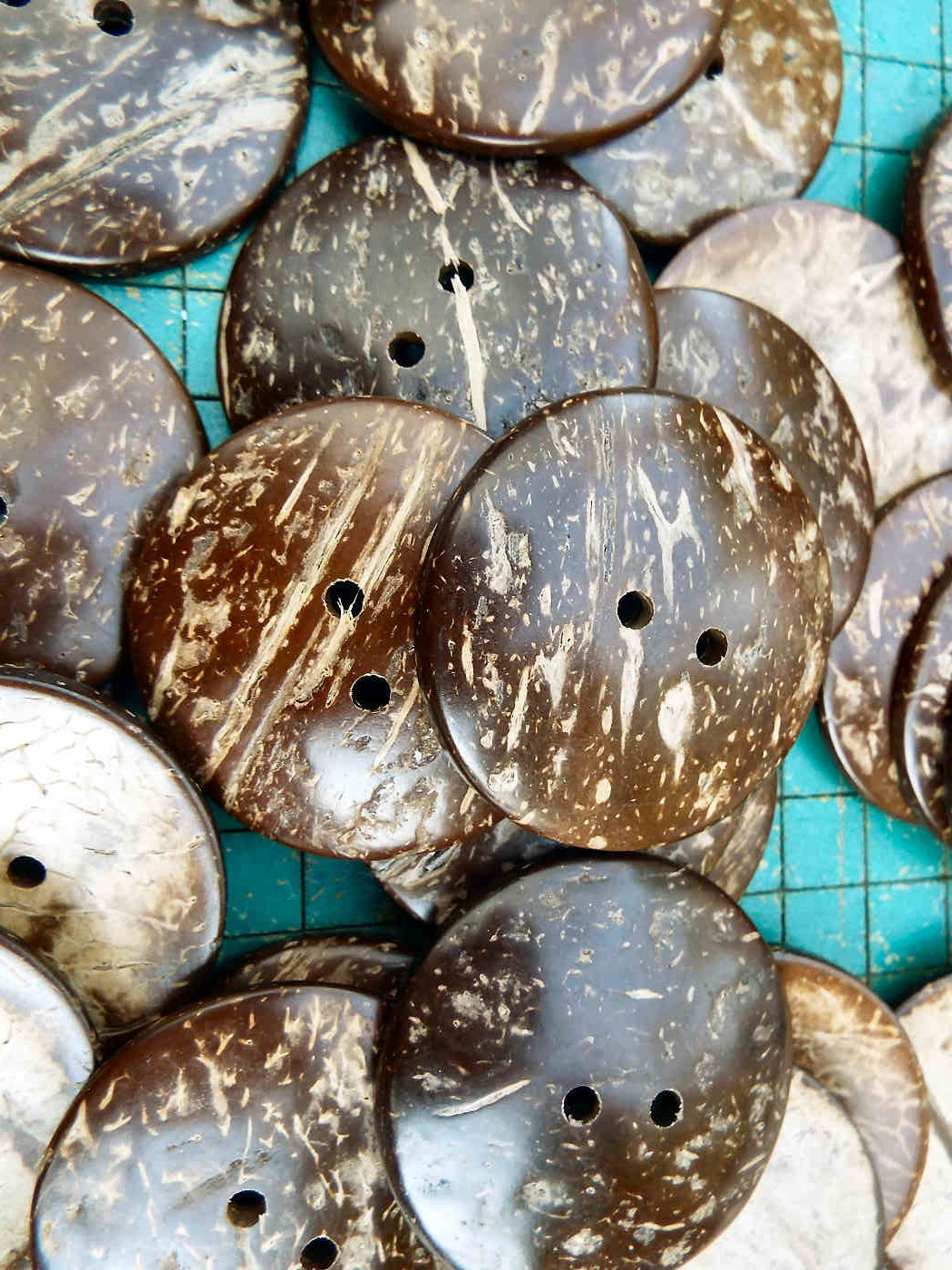 60 count extra large coconut shell buttons 2 inch 50mm | Etsy