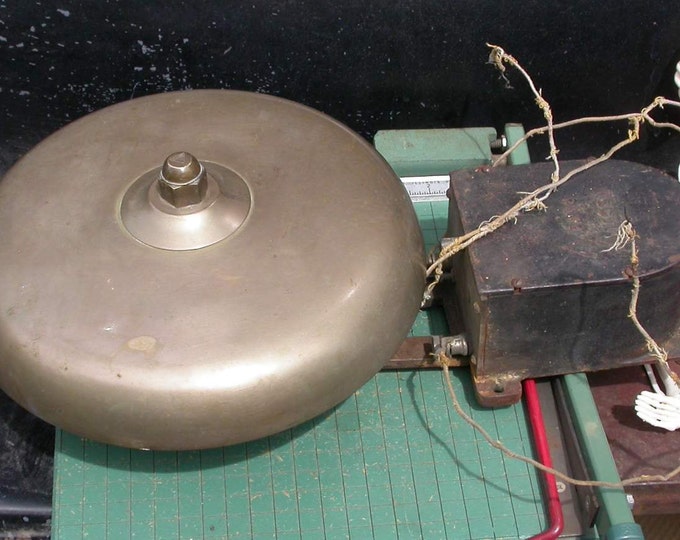 Antique Electric Bell, Edwards 1872, Recti, Burgler Alarm, Ten Inch ...