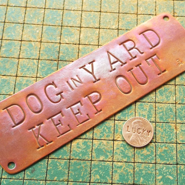 Keep Out Dog Sign - Etsy