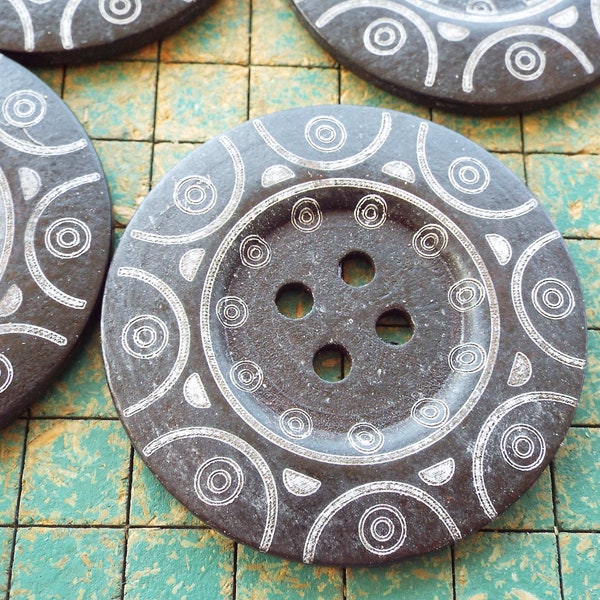 Wood Buttons - Etsy