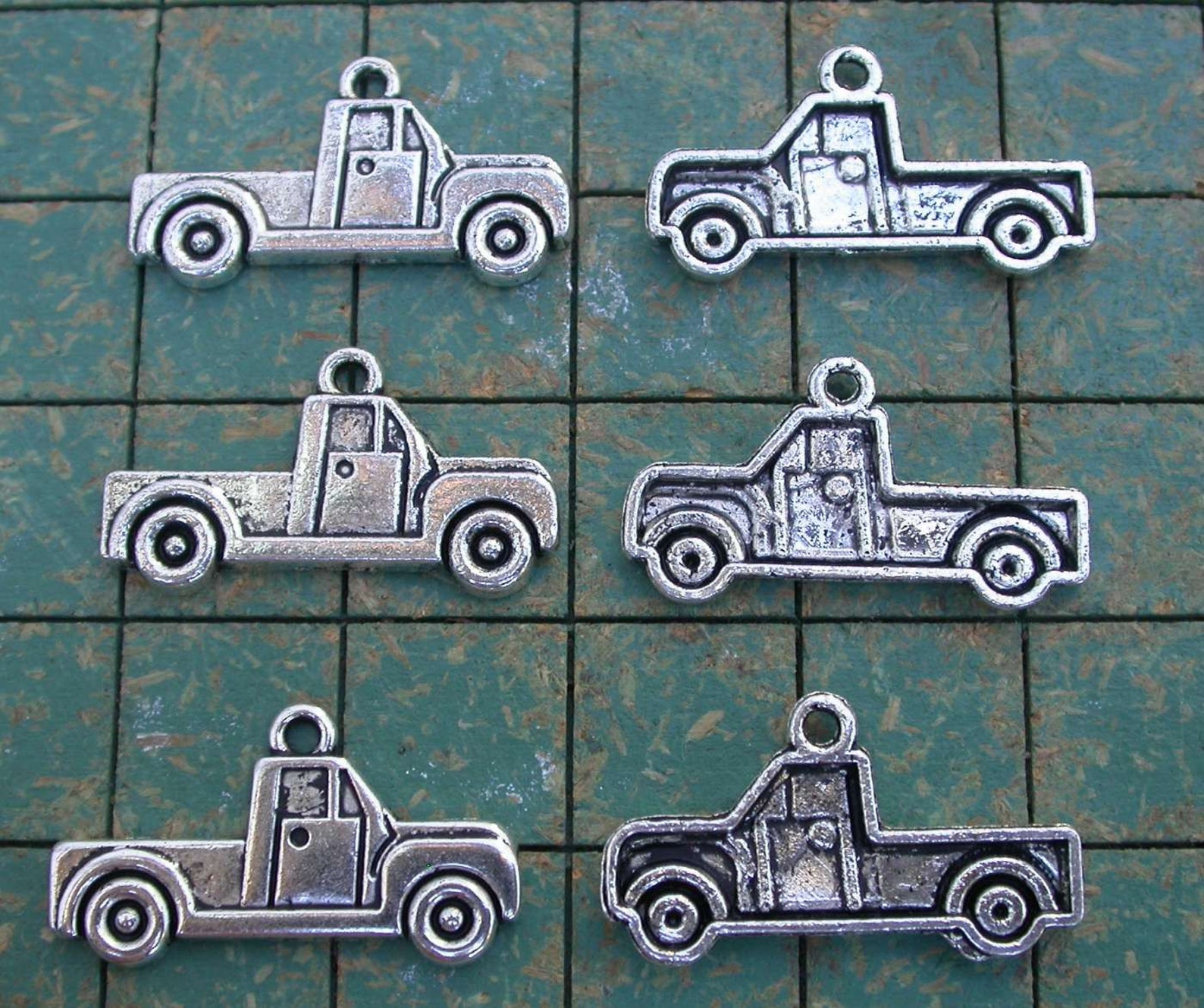 Small Pickup Truck 12 Metal Charms Hot Rod Rat Rod Jewelry - Etsy