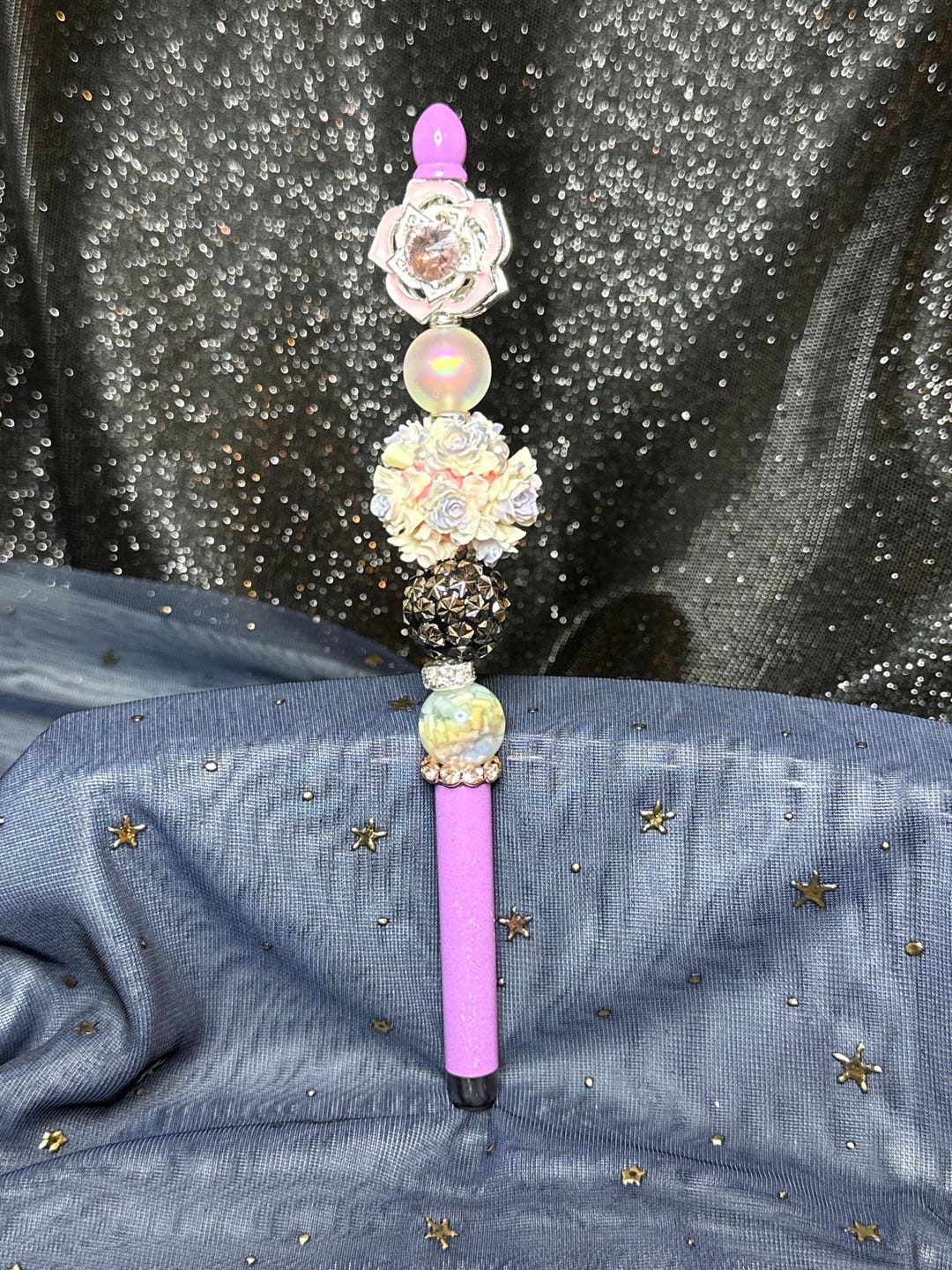 Rose Ball Fancy Beaded Pen Stylus Combo - Etsy
