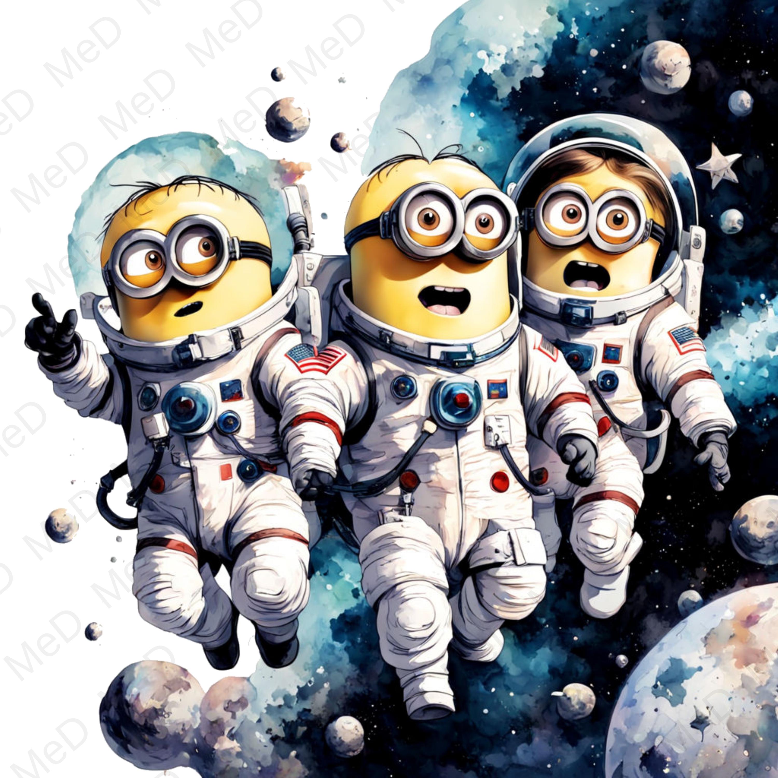 9 PNG Space Minions , Watercolor and Splash Styles, High Resolution PNG ...