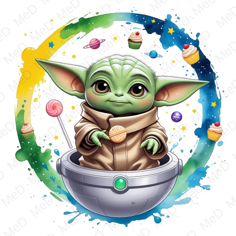 Grogu Clipart - Etsy