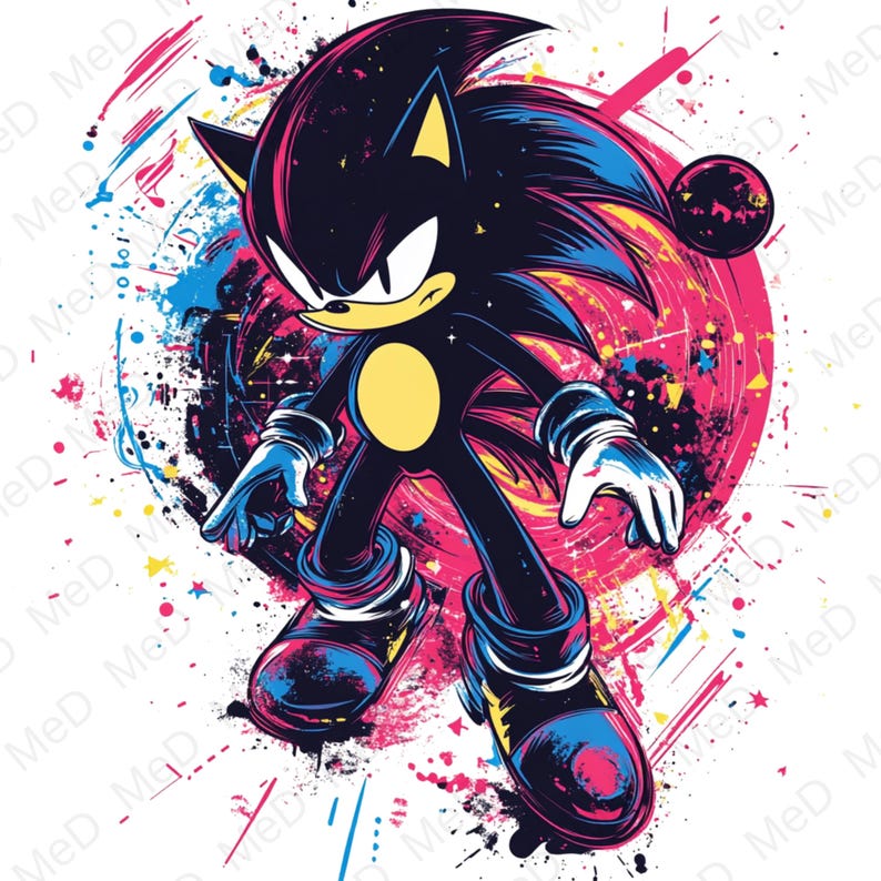 9 PNG Watercolor Cartoon Hero: Splash Art for T-shirts & Mugs (digital ...