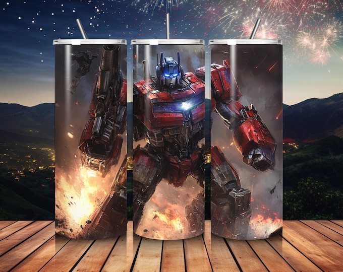Transformers Tumbler Wrap, 20oz Transformers Wrap PNG, Tumbler ...