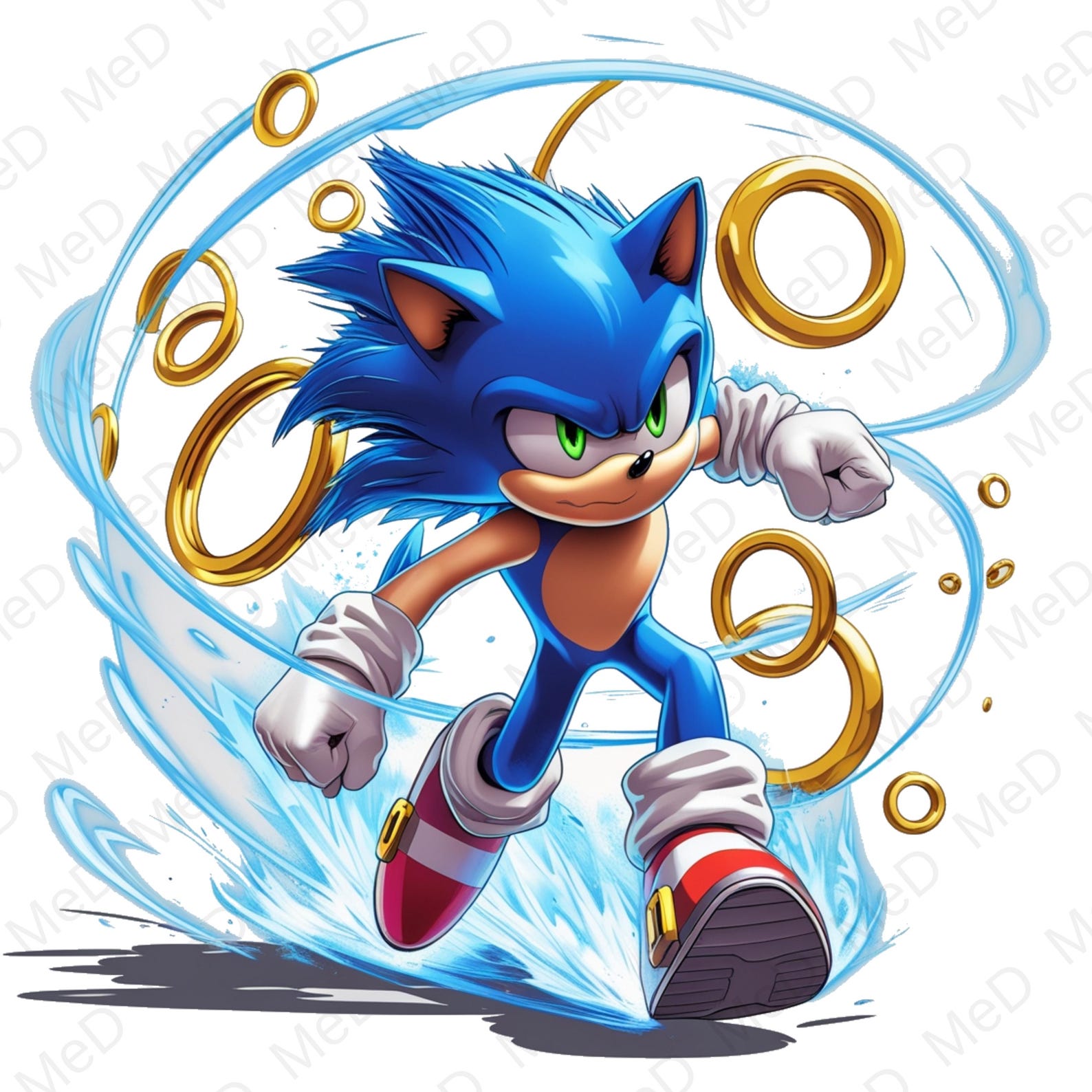 9 PNG Watercolor Cartoon Hero: Splash Art for T-shirts & Mugs (digital ...