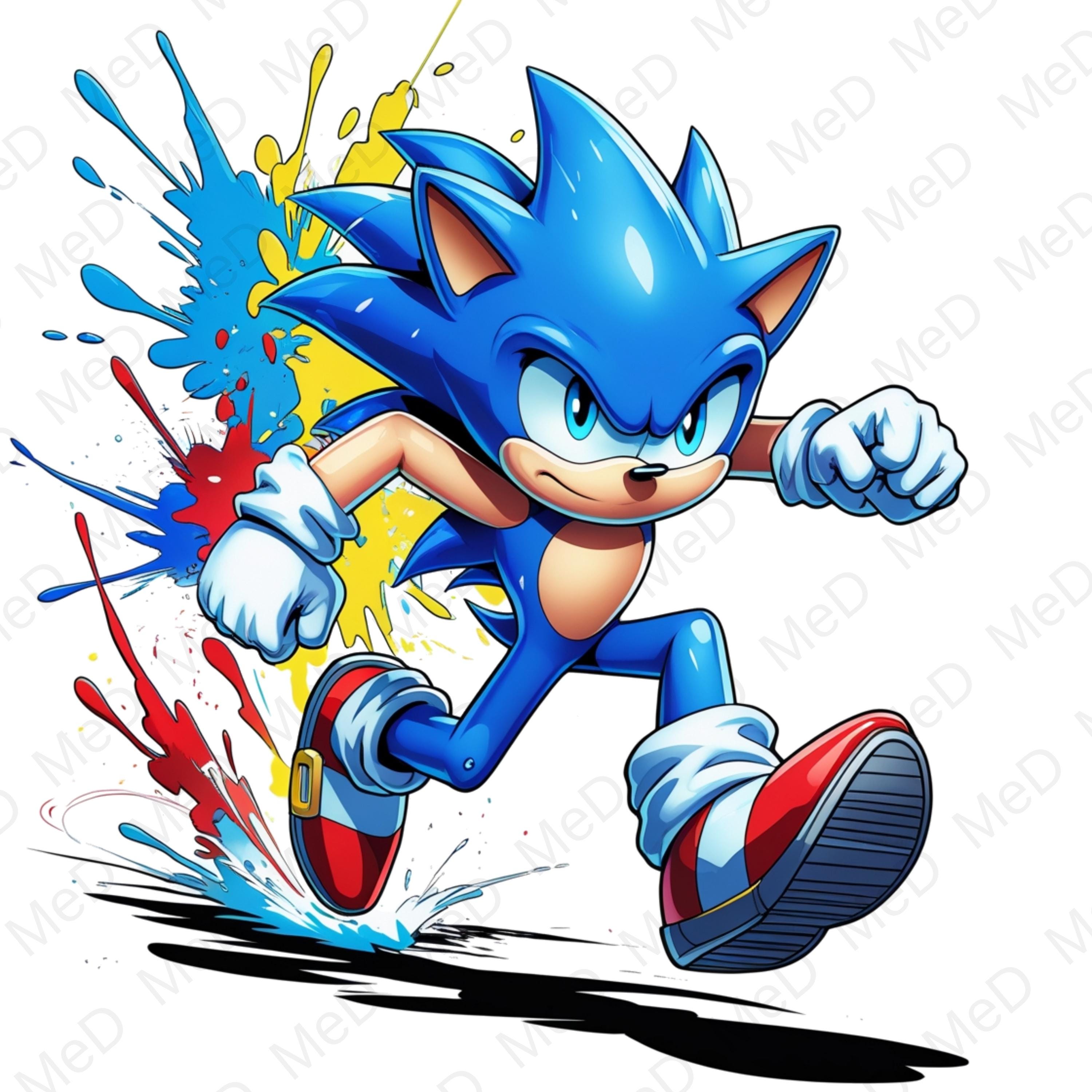 6 PNG Watercolor Cartoon Hero: Splash Art for T-shirts & Mugs (digital ...