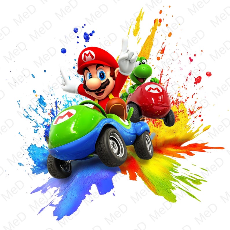 9 PNG Super Mario , Watercolor and Splash Styles, High Resolution PNG ...