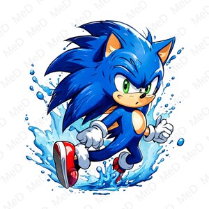 9 PNG Watercolor Cartoon Hero: Splash Art for T-shirts & Mugs (digital ...