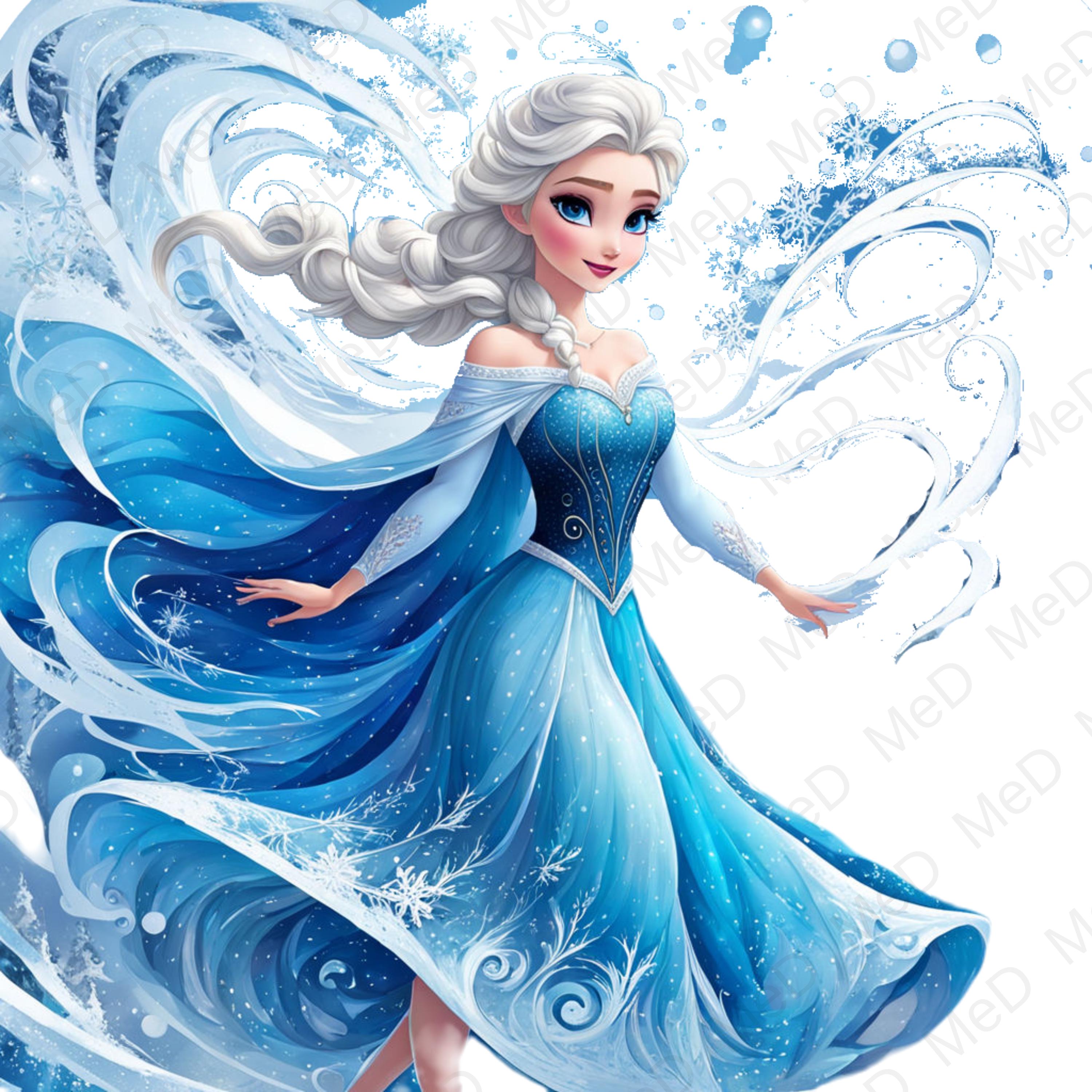 9 PNG Frozen Princess Elsa , Watercolor and Splash Styles, High ...