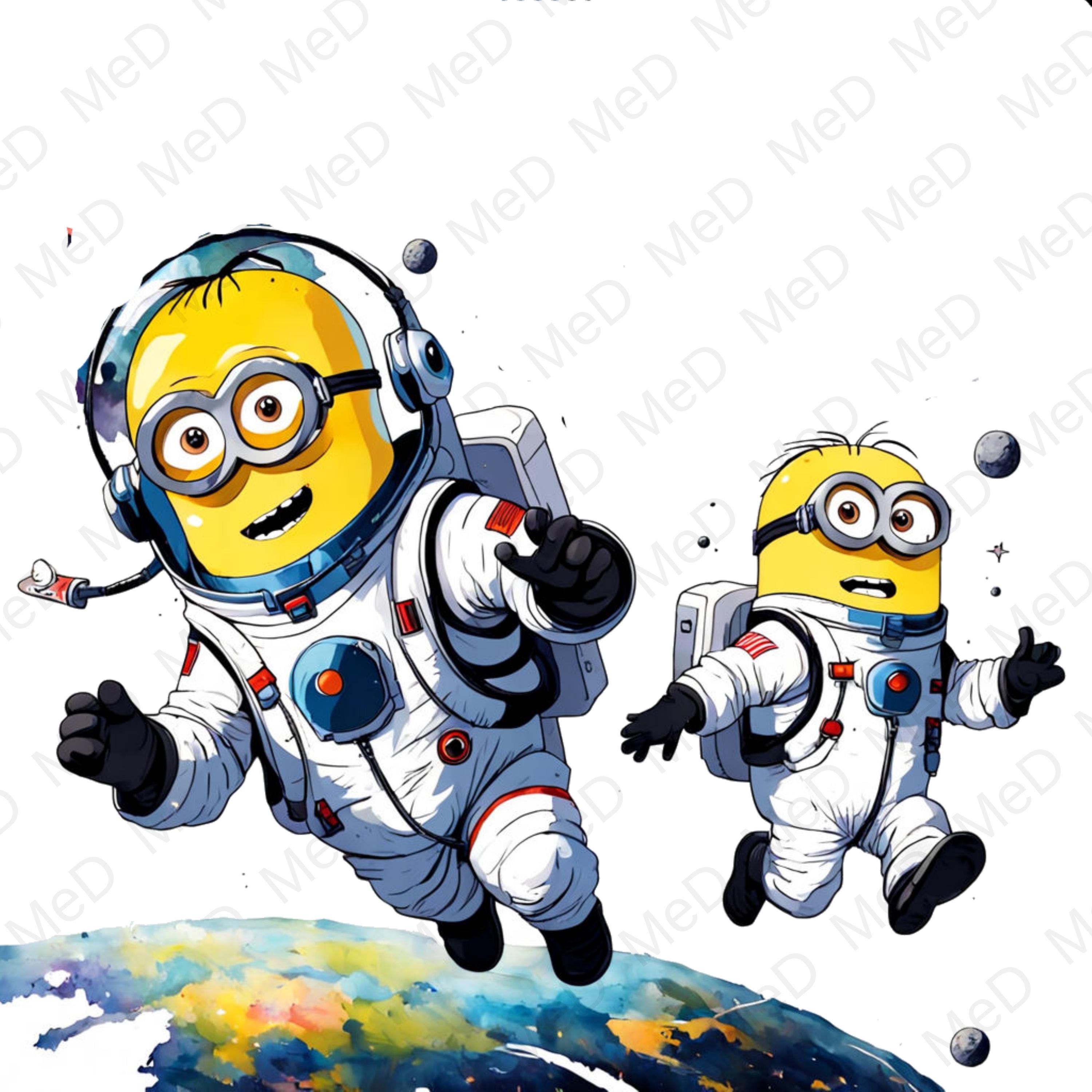 9 PNG Space Minions , Watercolor and Splash Styles, High Resolution PNG ...