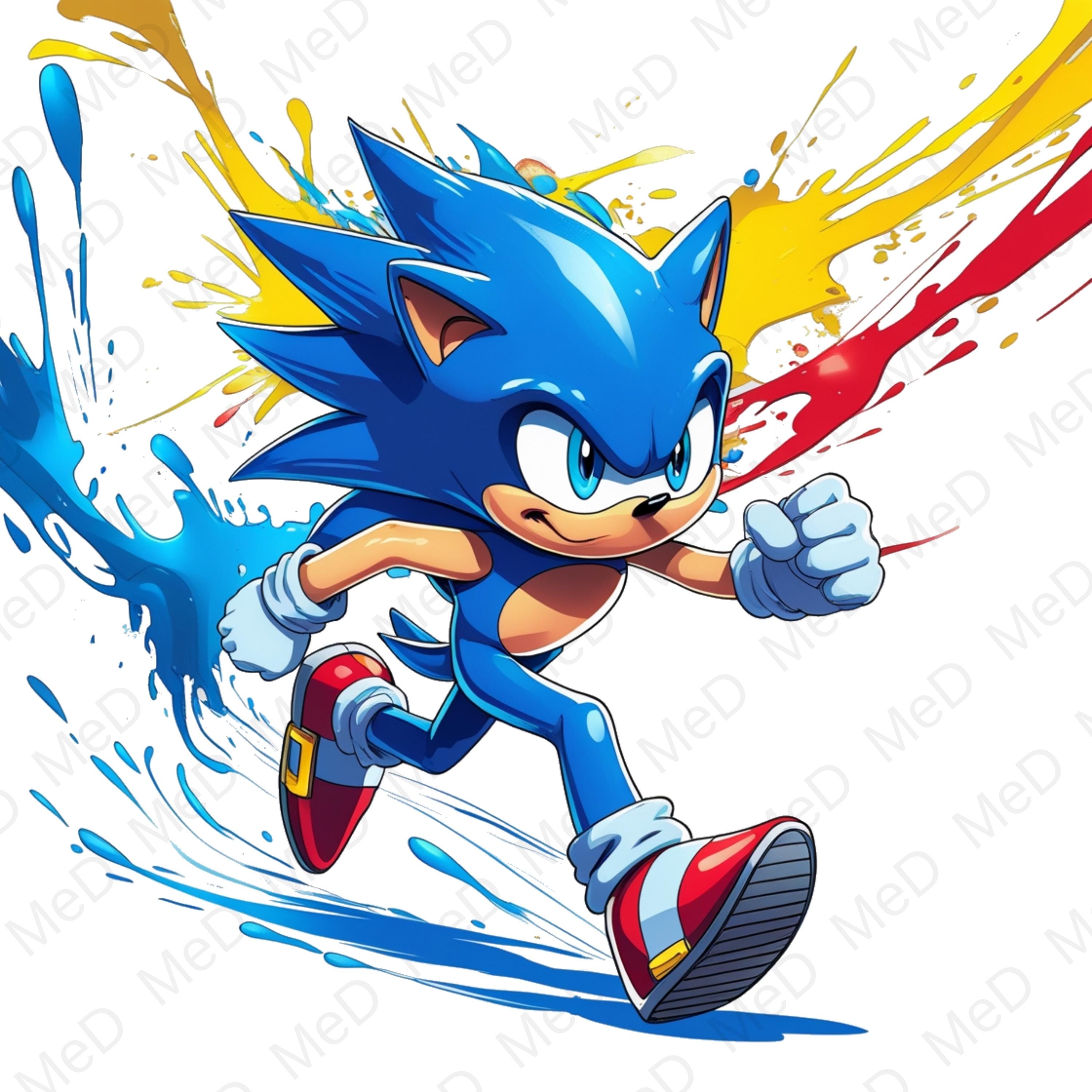 6 PNG Watercolor Cartoon Hero: Splash Art for T-shirts & Mugs (digital ...