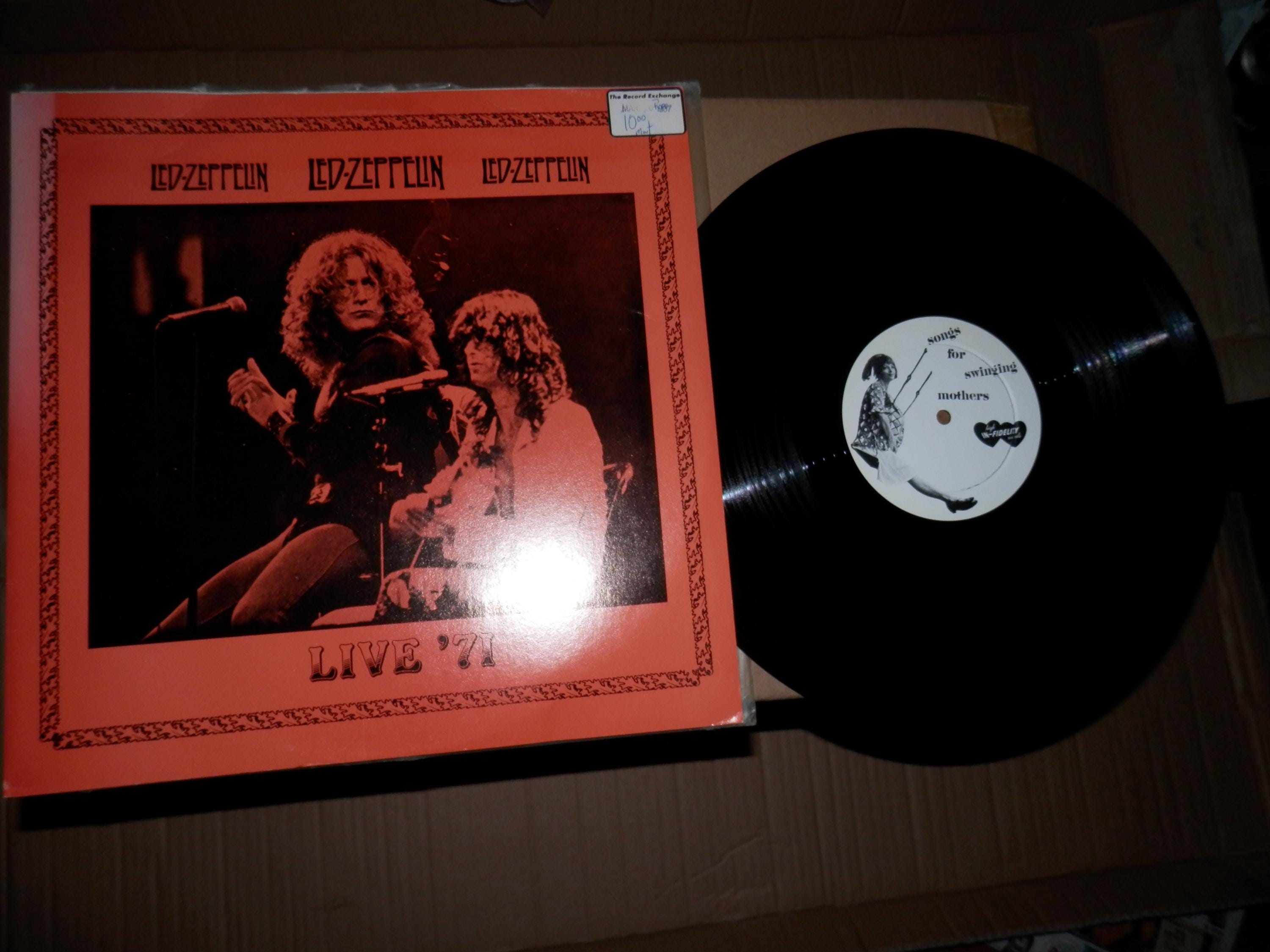 Led Zeppelin, ULTRA RARE!! Live '71 Album, NM - Etsy