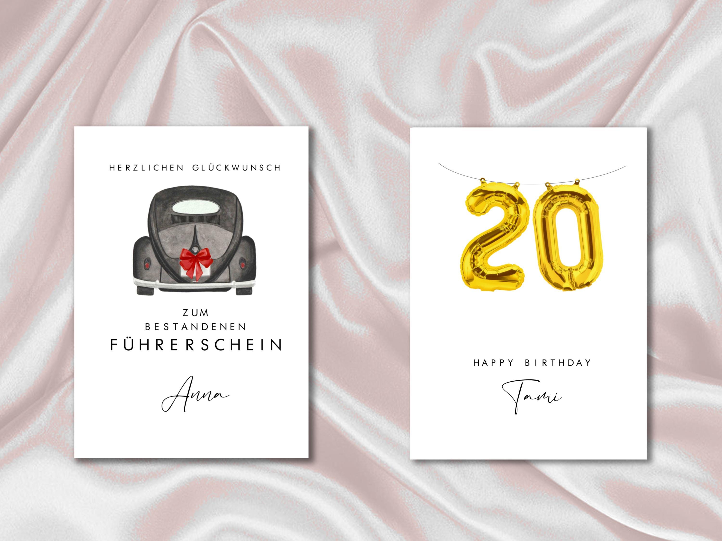 Bachelor Abitur Master Doctor Exam Graduation Personalized Folding Card ...