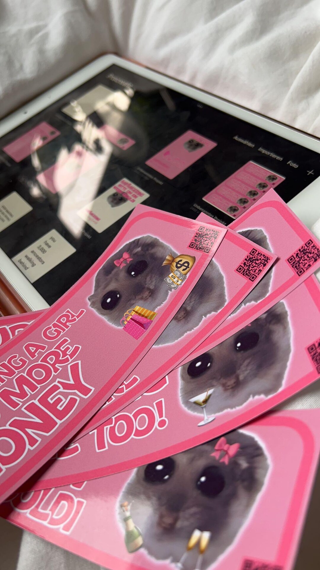 Sad Hamster Hamsti Sticker Car Bumper Sticker Driving License Passed ...