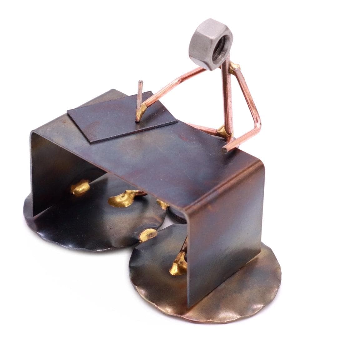 Handmade Metal Writer Figurine, Unique Desk Decor - Etsy