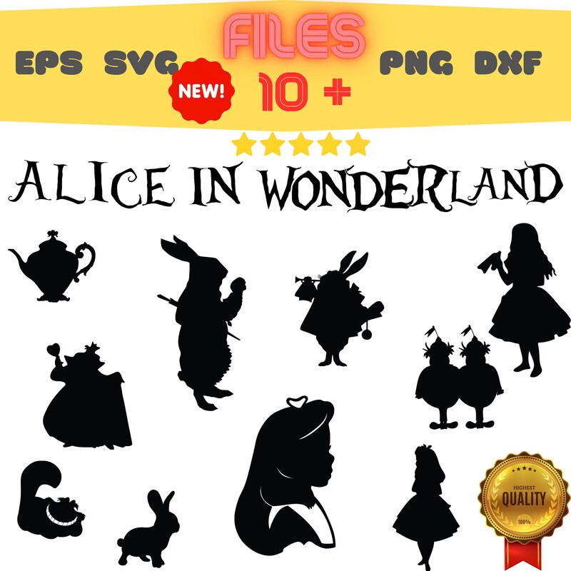 Alice Silhouette - Etsy