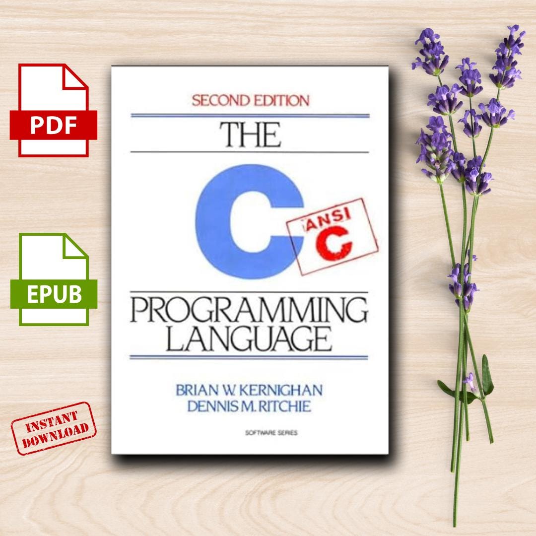 C Programming Language 2nd Edition Etsy