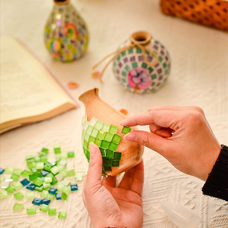 DIY Mosaic Vase Kit: Arts and Crafts Gift for Adults & Kids - Etsy