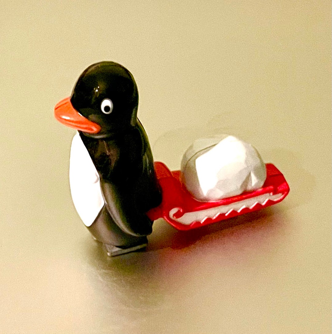 Penguin With Sled Ramp Walker Gravity Toy Incline WORKS See Video - Etsy
