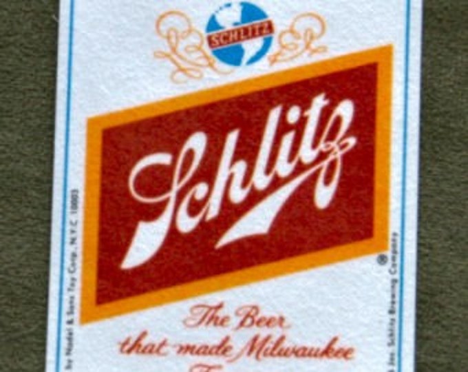 1976 Schlitz LOGO Patch NEW GLOBE Rare Design - Etsy