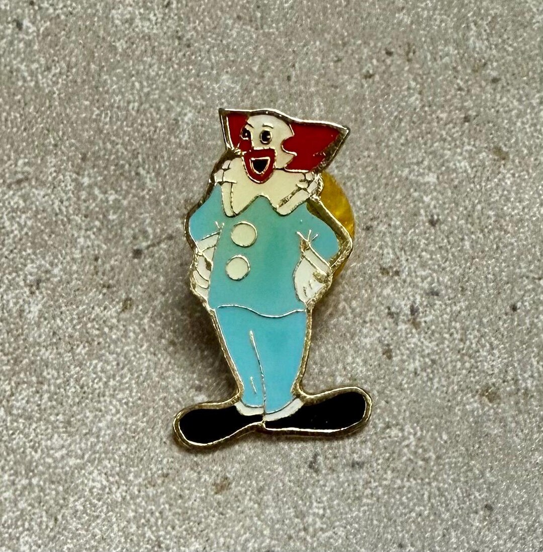1980s TV Bozo the Clown Hat Pin From the Chicago Show - Etsy