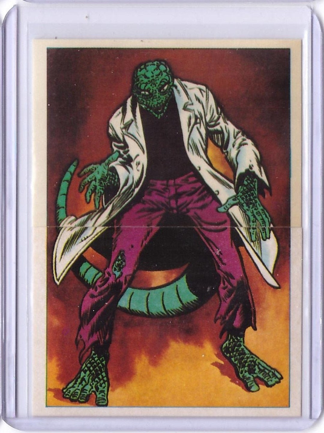 1984 Marvel LIZARD Leaf Secret Wars Sticker - Etsy