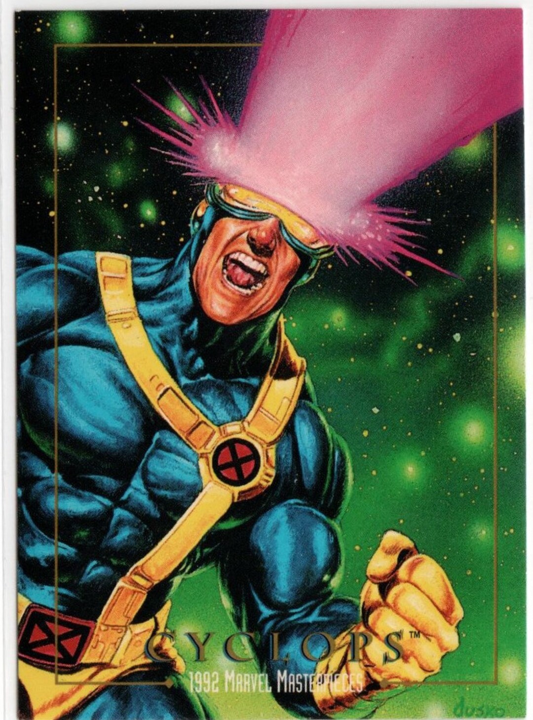 1992 Marvel Masterpieces CYCLOPS Card - Etsy