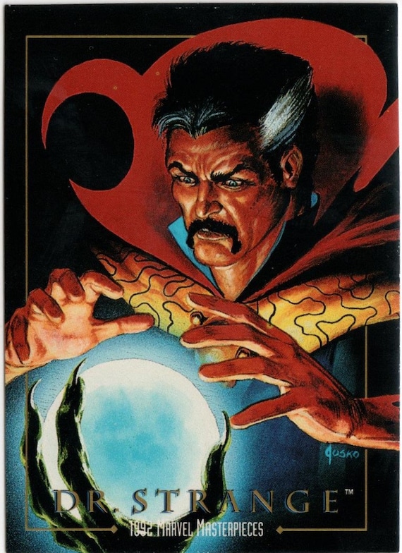 1992 Marvel Masterpieces DR STRANGE Card - Etsy